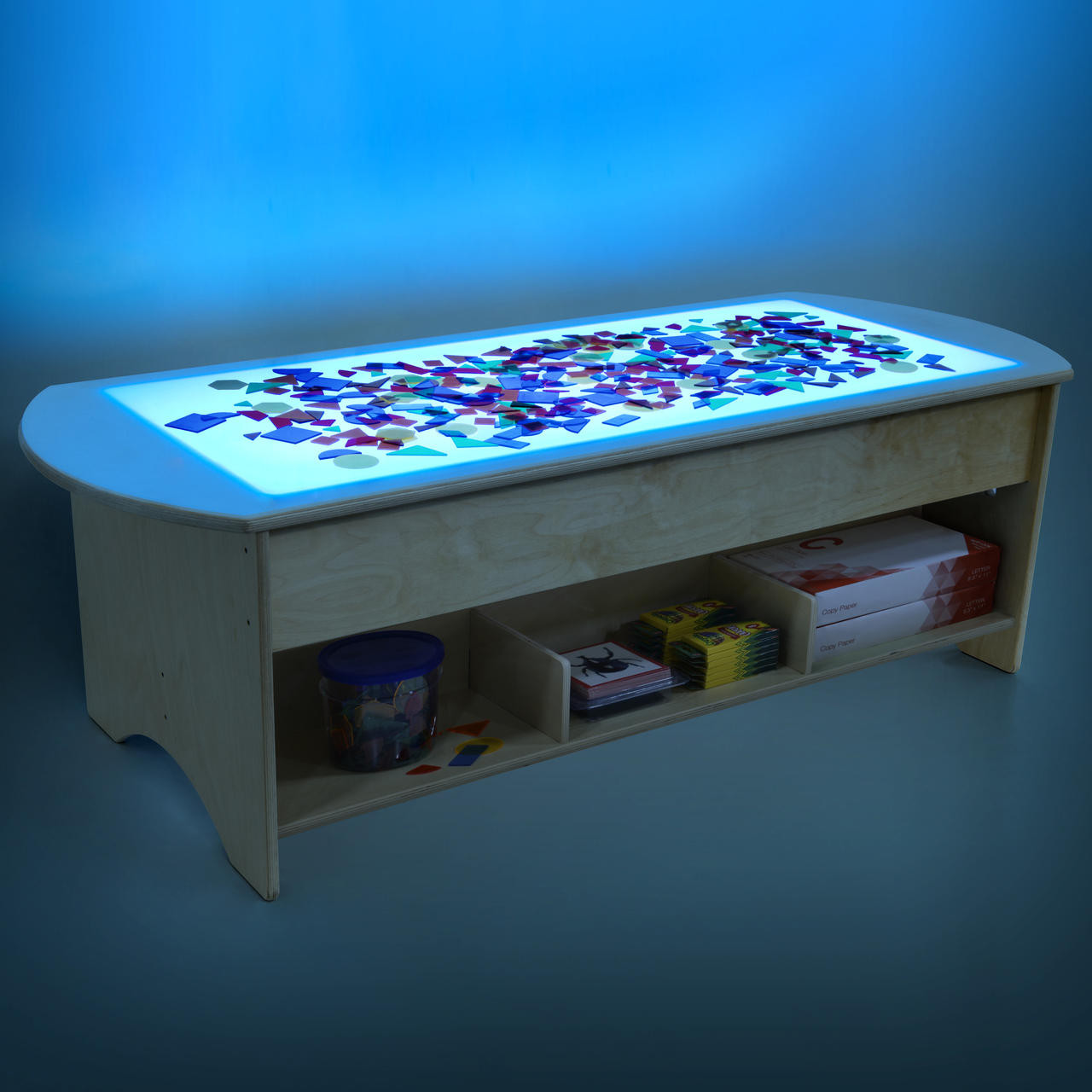 Brilliant Light Table 48" with Storage - WoodDesigns