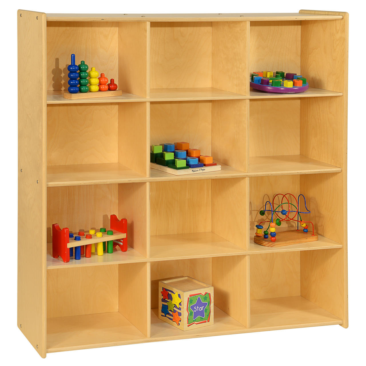WD50912 12 Big Cubby Storage - WoodDesigns
