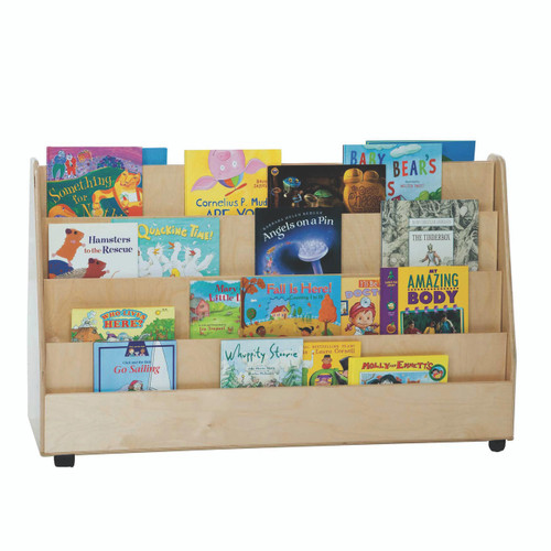 WD14300 Double Sided Book Display 50"H - WoodDesigns