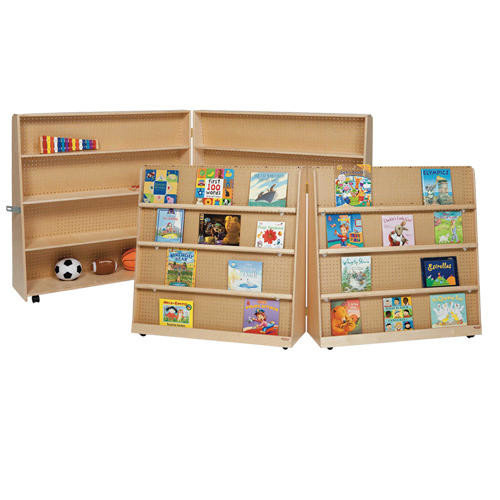 WD14300 Double Sided Book Display 50"H - WoodDesigns