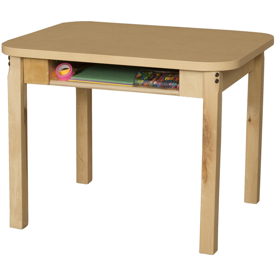 HPL1848DSK22 Two Seat Student Desk with 22" Hardwood Legs - WoodDesigns