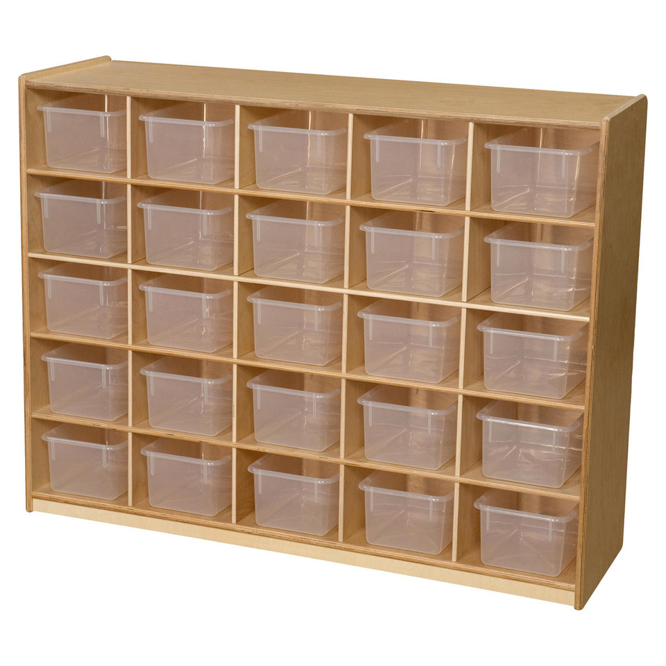 WD14001 Multi-Storage with (15) Translucent Trays - WoodDesigns