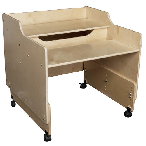 C41015 Mobile Computer Desk - WoodDesigns