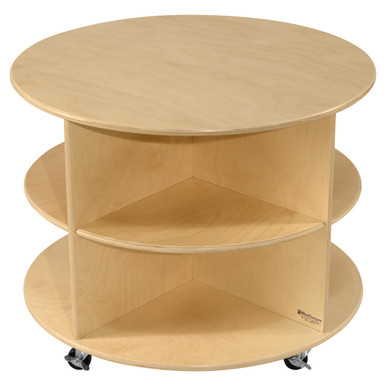 23 1/2" H Circular Storage Unit - WoodDesigns