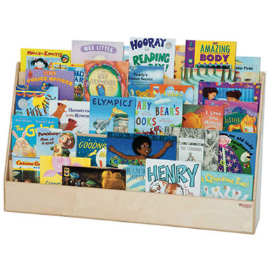 WD34348 X-Wide Book Display Stand - WoodDesigns