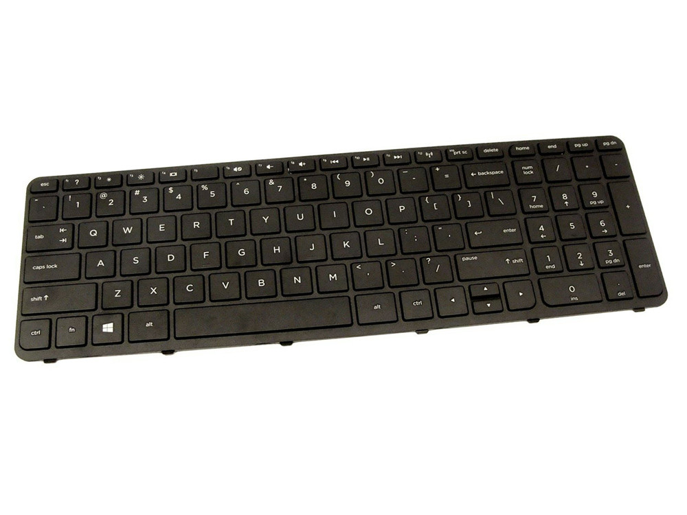 New HP 15-D034DX 15-D035DX US Laptop Keyboard With Frame ...