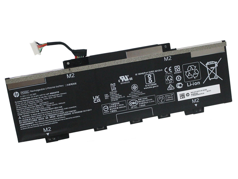 Original New HP PC03XL Pavilion X360 14-DH 15-ER 14-DW 14-DY 14-BA ...