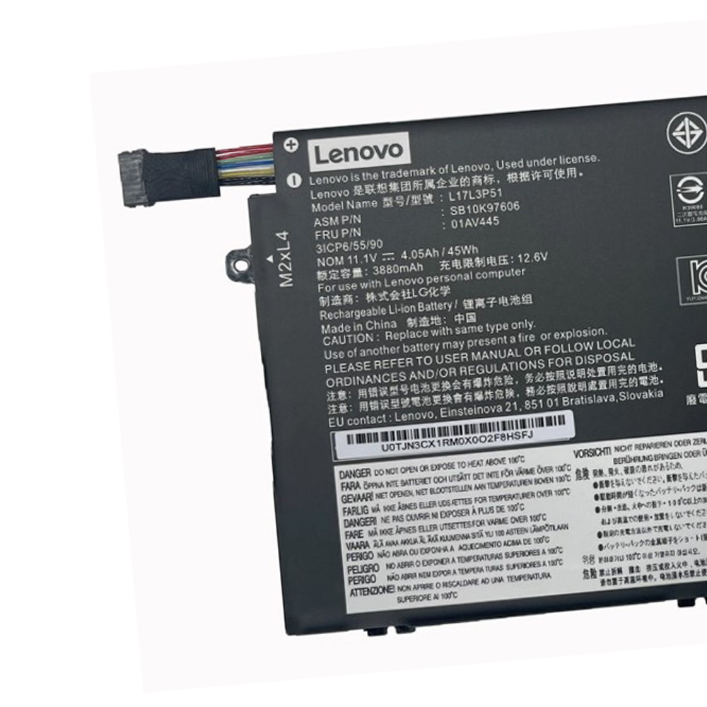 Genuine New Orig Lenovo L17M3P51 5B10W13890 Laptop Battery ...