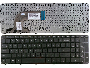 New HP 15-r011dx 15-r110dx US Laptop Keyboard With Frame ...