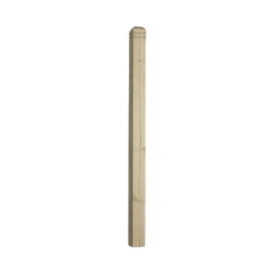 83x83x1250mm Weathered Contemporary Top Deck Post - Fulham Timber and ...