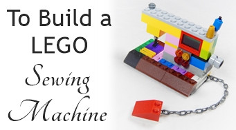 A Lego Sewing Machine - Pollywoggles