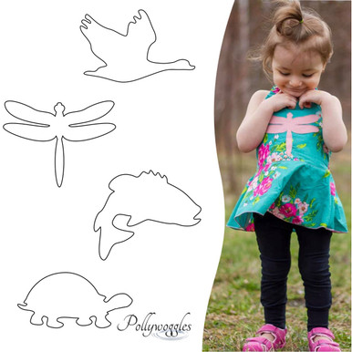 Wetland Applique Collection - Pollywoggles