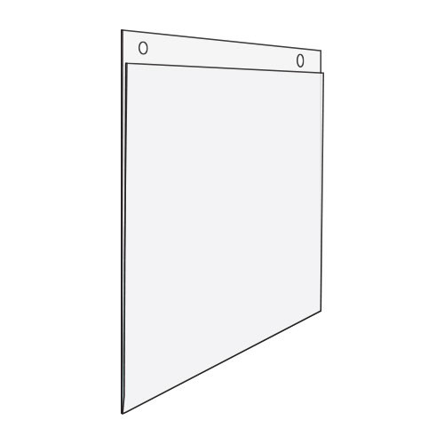Acrylic Wall Mount Sign Holder - 8.5"w x 11"h