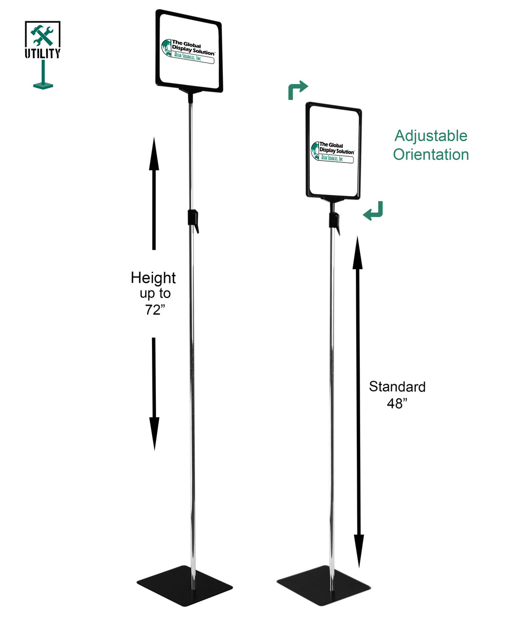 Floor Display Signs – Free-Standing Sign Holders