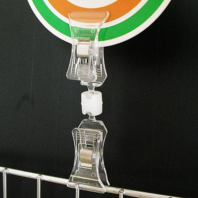 POP Sign Holder Clip - Twist, Rotate and Tilt - 3.5"
