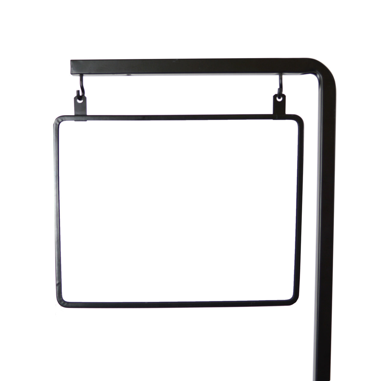 Hanging Steel Sign Frame | 14"W x 11"H | Black - The Global Display ...