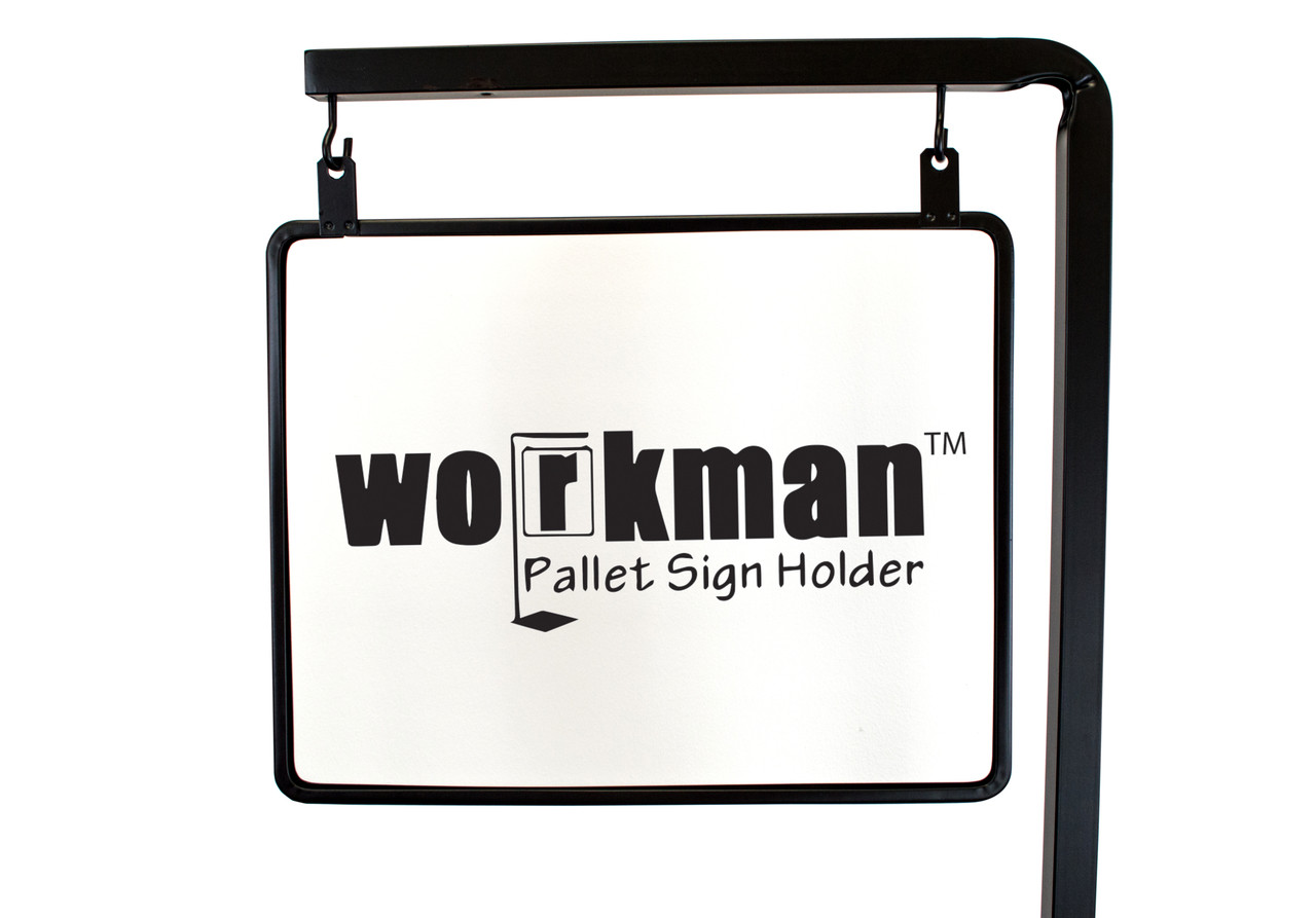 Hanging Steel Sign Frame | 14"W x 11"H | Black - The Global Display ...