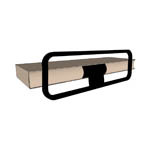 Metal Sign Holder | Channel Mount | 11"W x 3.5"H | Black - The Global ...