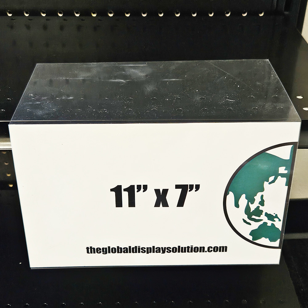 Case Stack Sign Holder | 6" Base | 11"W x 7"H - The Global Display ...
