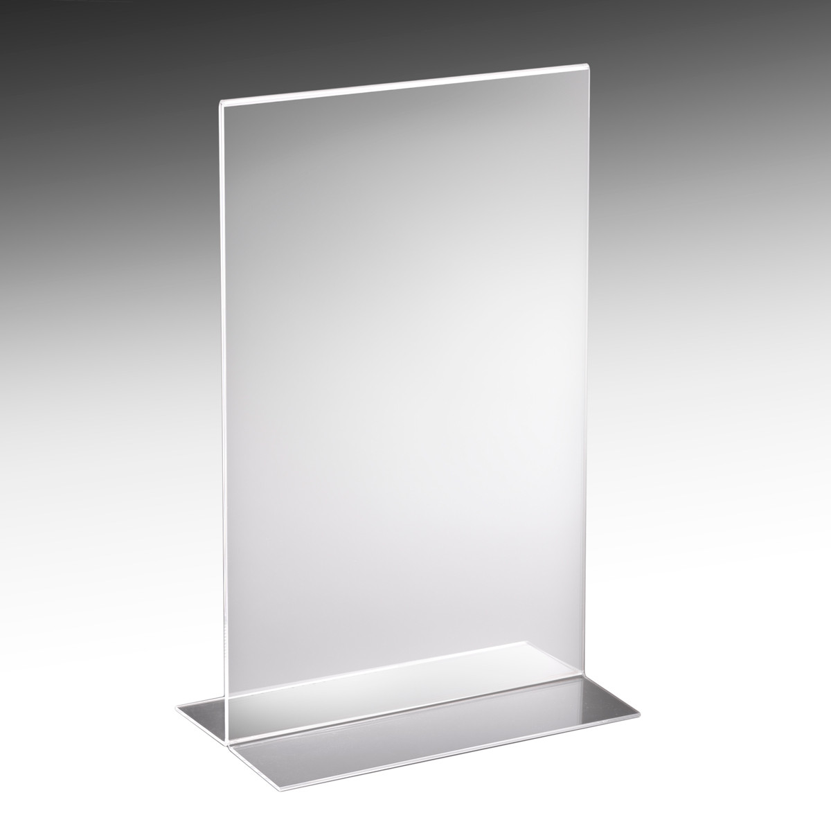 Acrylic Sign Holder | Bottom Load | 11"W x 17"H | Portrait - The Global ...