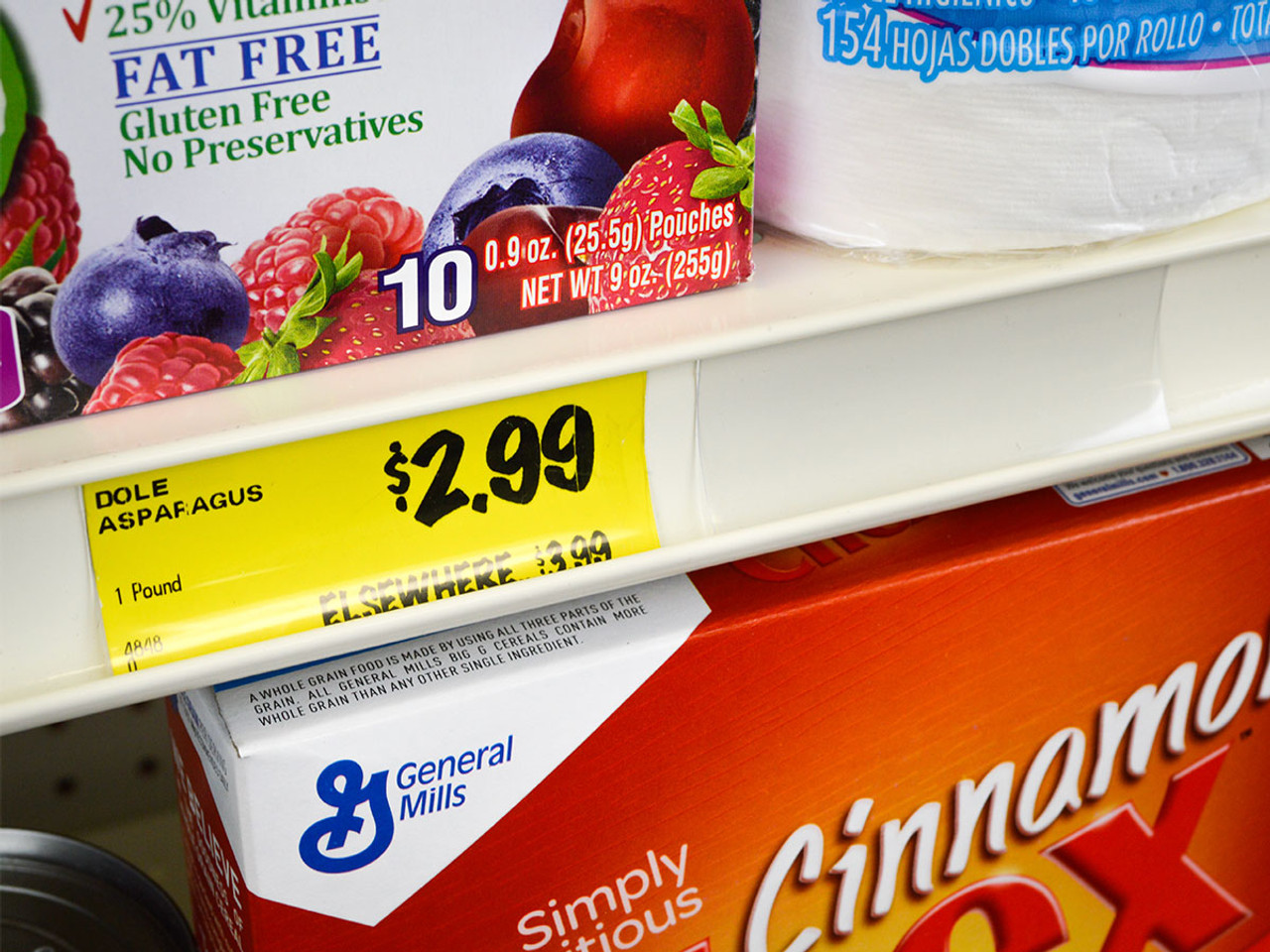 Clear Price Channel Chips | Fits 1.25"h Channel | 2.25"w, 2.5"w, 3"w ...