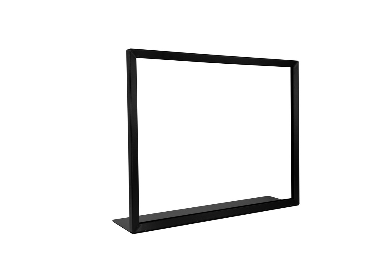 Metal Sign Frame | Wedge Base | Large Bulk Display | 22"W x 17"H ...
