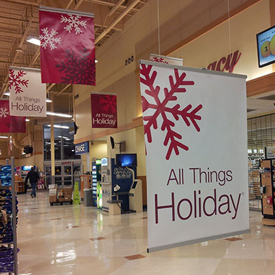 Retractable Banner System - Displays 22"w Banner