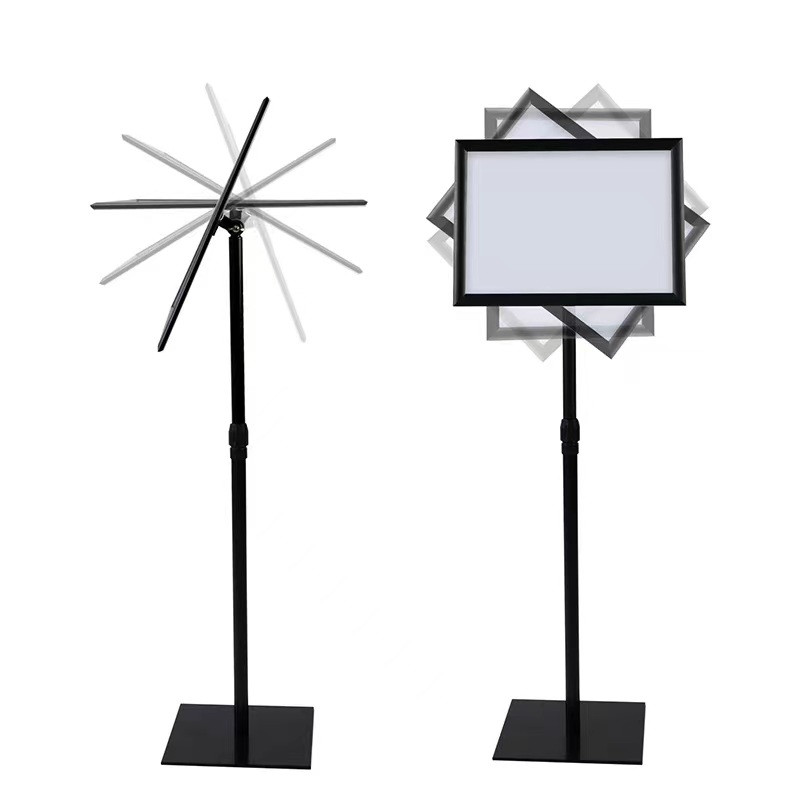 Deluxe Utility Pedestal Sign Display Stand | Heavy Steel Base with ...