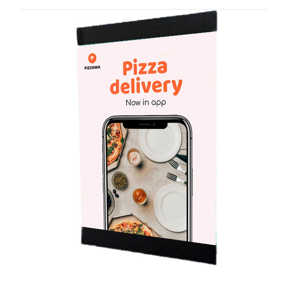 Reusable Sign Frame | 11"W x 17"H | 1" Black Border | Portrait - The ...