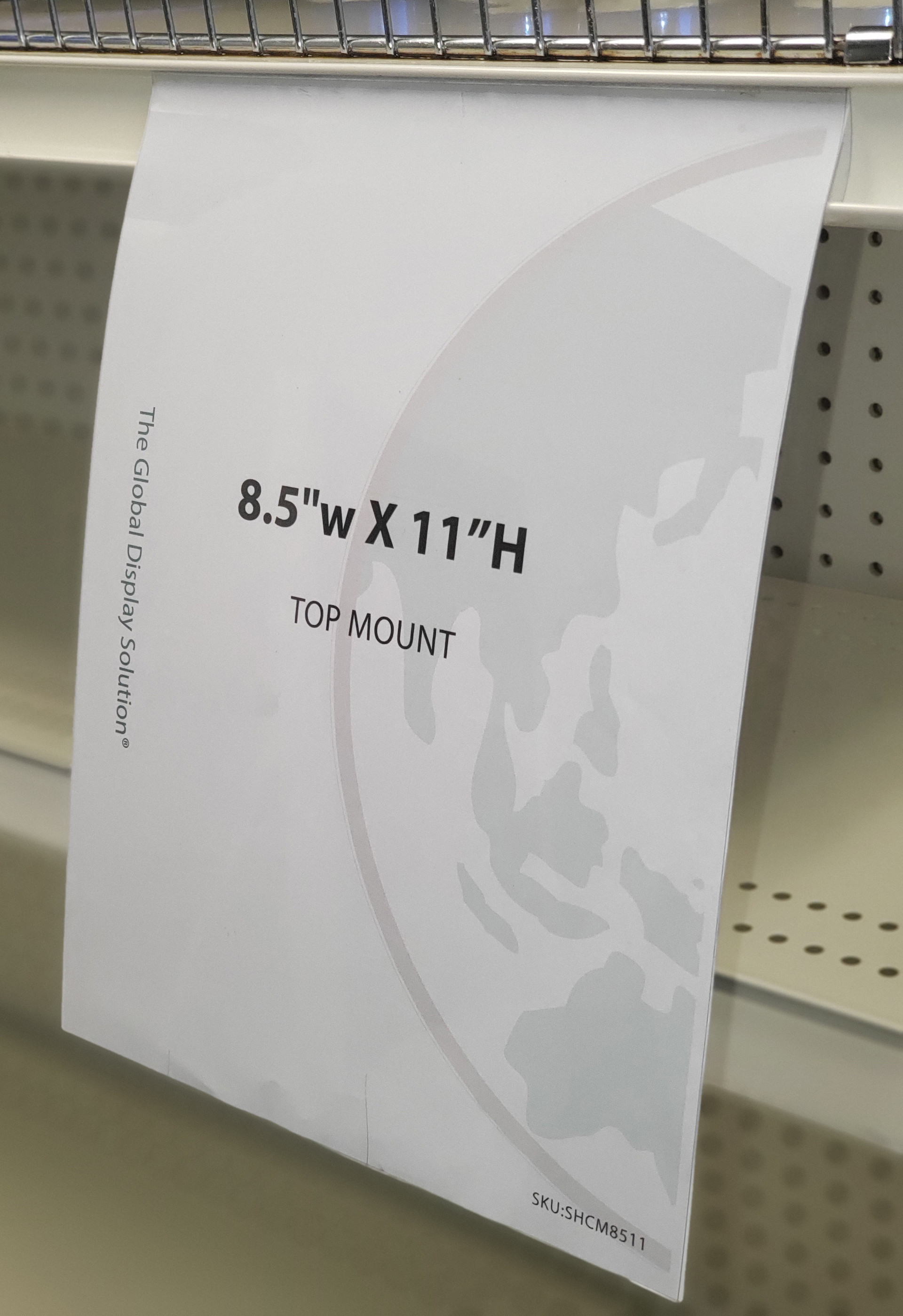 Shelf Edge Sign Protectors and Sign sleeves