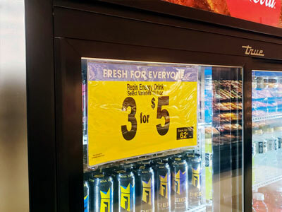 Retail Promotional Signage