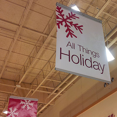 Retractable Banner System - Displays 22"w Banner