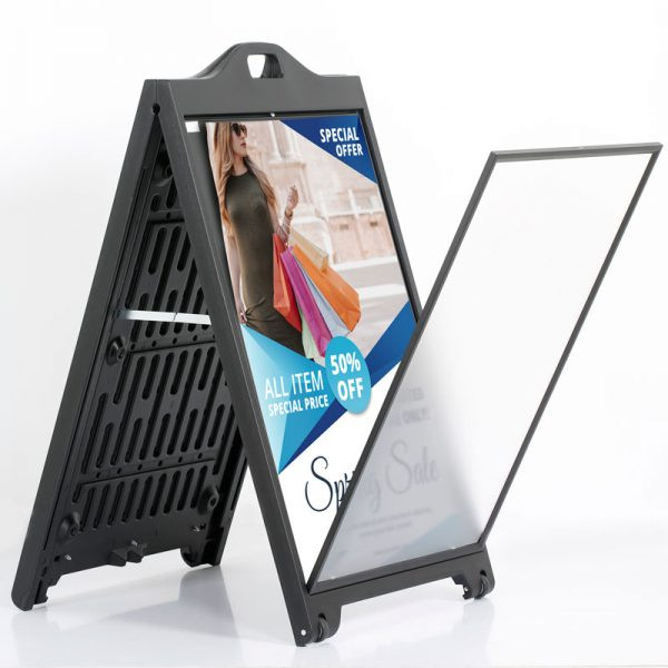 Sidewalk A-Frame Sign Holders | Sidewalk Sign Holders