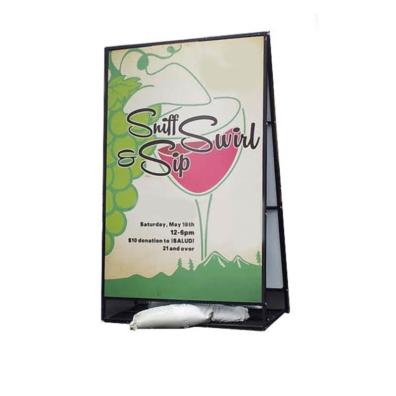 Custom Free Standing Sign Holders