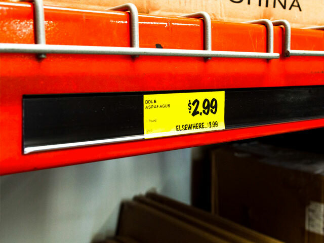 Price Tag Moldings | Shelf Price Tag Holders for Sale