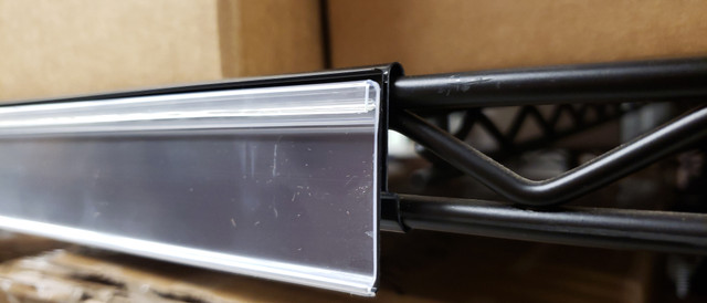 Metro Rack Label Holders | Shelf Tags for Wire Racks