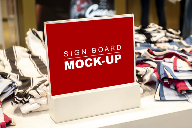 Standard Signage Sizes For Retail Stores - The Global Display Solution™