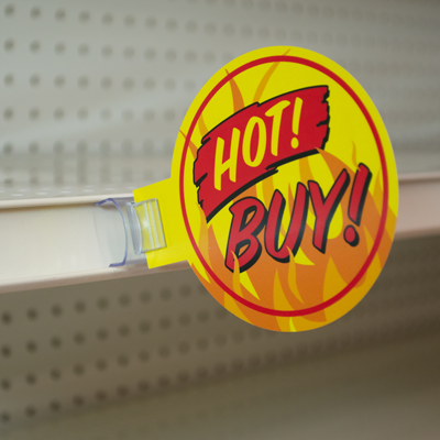 Flag Grip Sign Gripper | 1.25" Channel Mount - The Global Display Solution™