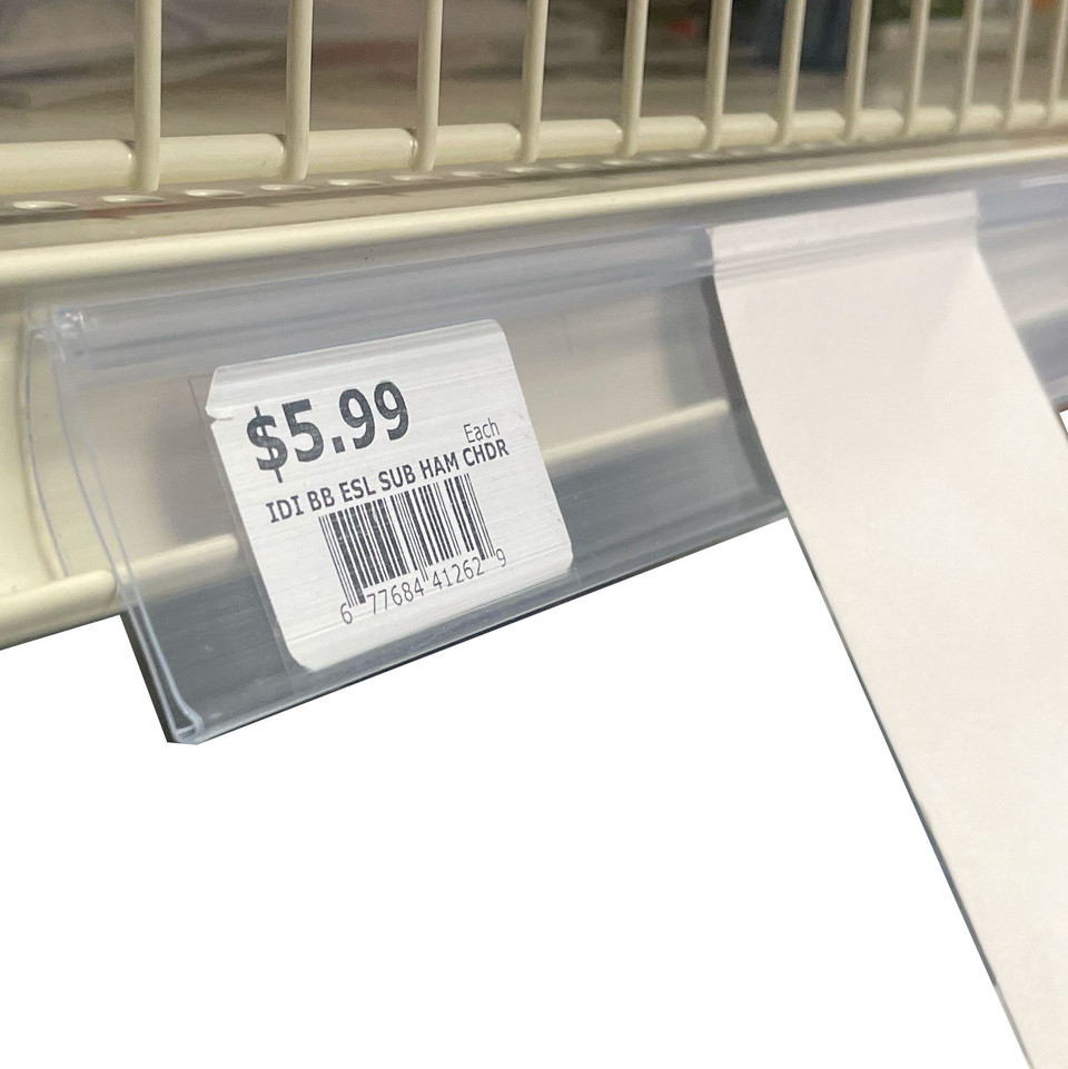 Price Tag Moldings with Promo Grip