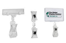 POP Clip-on Sign Holders – Retail Display Sign Clips