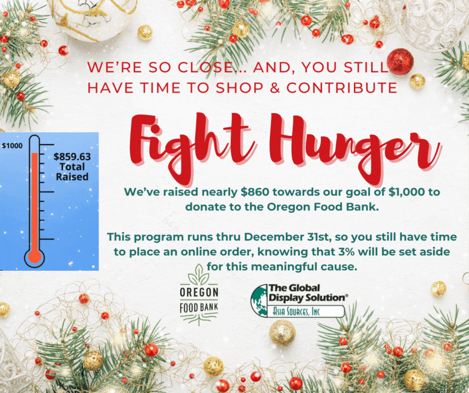 Fight Food Hunger Update - The Global Display Solution™