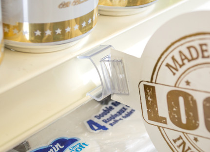 Flag Grip Sign Gripper | 1.25" Channel Mount - The Global Display Solution™