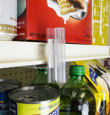 Under-Shelf Sign Bracket | 3"H Hinged Sign Gripper - The Global Display ...