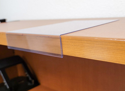 Moveable Shelf Label Holder - 5"w x 1"h Label - The Global Display ...