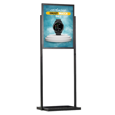 Large Poster Stand | 24"H x 36"W | Black