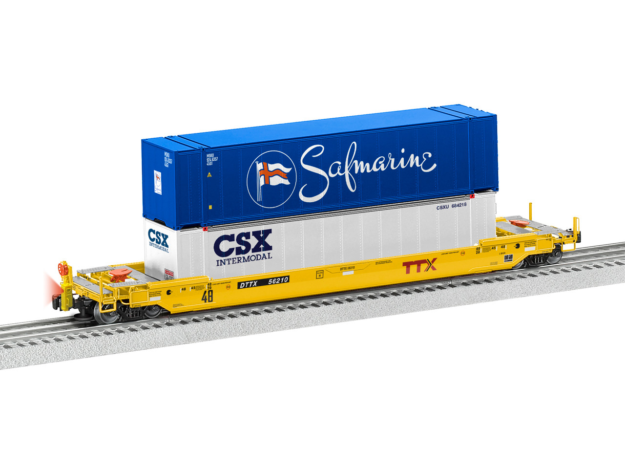 Lionel 6-85066 O Gauge Husky Stack TTX with EOT #56210