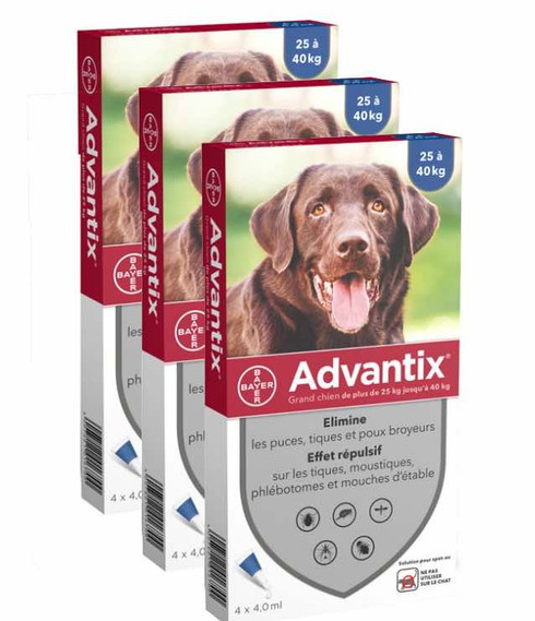 Advantix for Dogs over 55 lbs (over 25 kg) - Blue 12 Doses | Sierra Pet ...