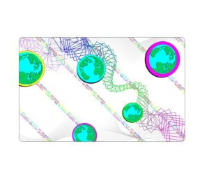 Entrust 508808-301 DuraGard OptiSelect Laminate, 0.6 mil, "Secure Globe ...