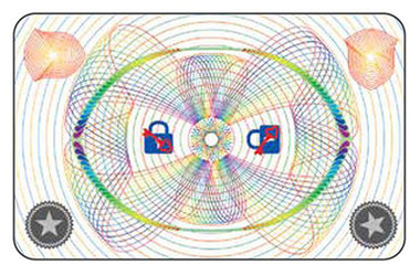 Entrust 508808-303 DuraGard, OptiGram(R) Laminate, 0.6 mil, "Geometric ...