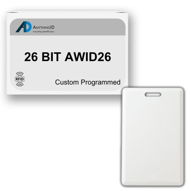 AnythingID Clamshell Cards | 26 BIT AWID26 (Pack of 10) - ProxCards